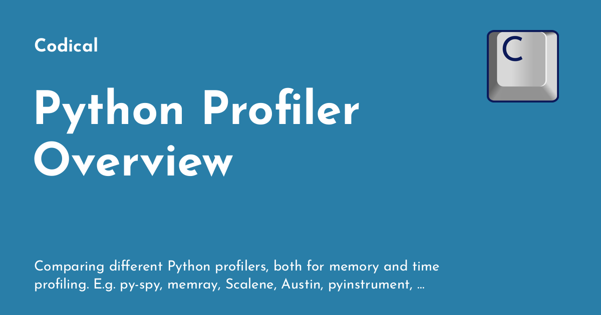Python Profiler Overview - Codical